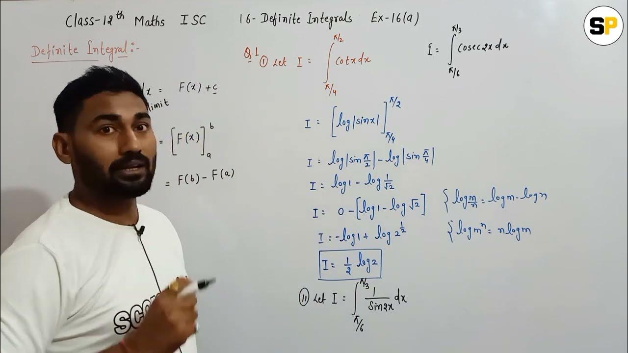 Class 12 Maths | Integrals | Definite Integrals | Integration | Chapter 16 | Ex-16(a) Q1 to Q2 ...