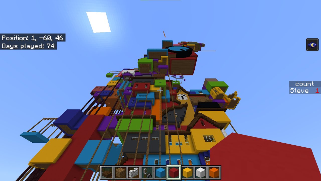 the biggest hello neighbor custom house in minecraft is nearlly ...