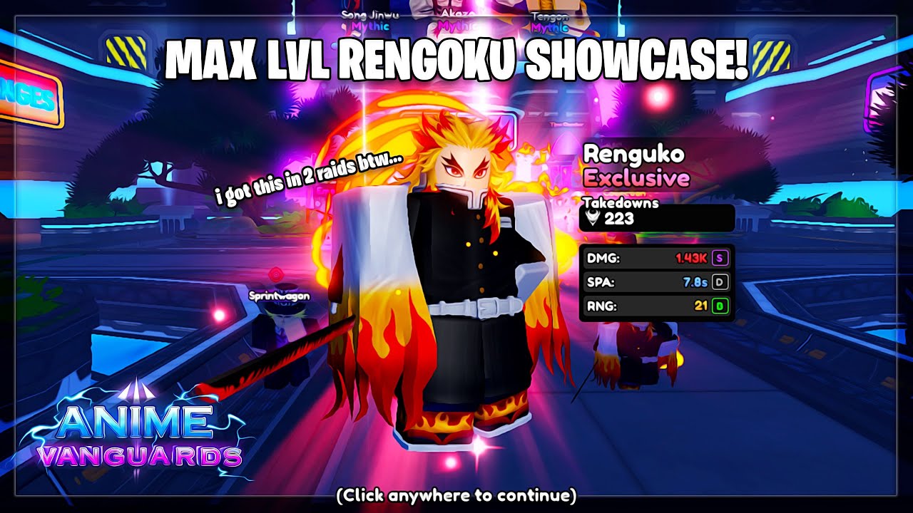 I GOT THE *NEW* EXCLUSIVE RENGOKU IN 2 RAIDS🔥! MAX LVL SHOWCASE🌟 (Anime ...