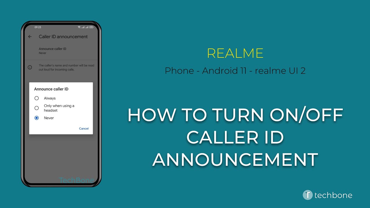 How To Turn On Off Caller ID Announcement Realme Android 11 Realme how-to-turn-on-off-caller-id-announcement-realme-android-11-realme