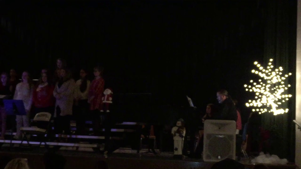 My choir class singing Christmas songs last year part 3 - YouTube