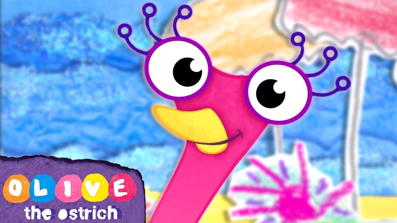 Olive the Ostrich - Olive Goes to the Beach! | Full Episodes - YouTube