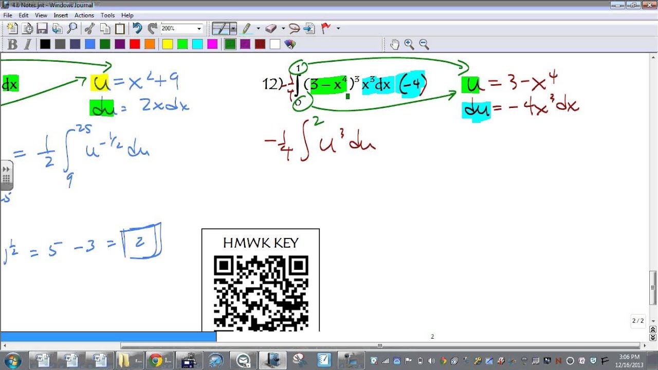 Calculus 4 6 notes problem #12 - YouTube