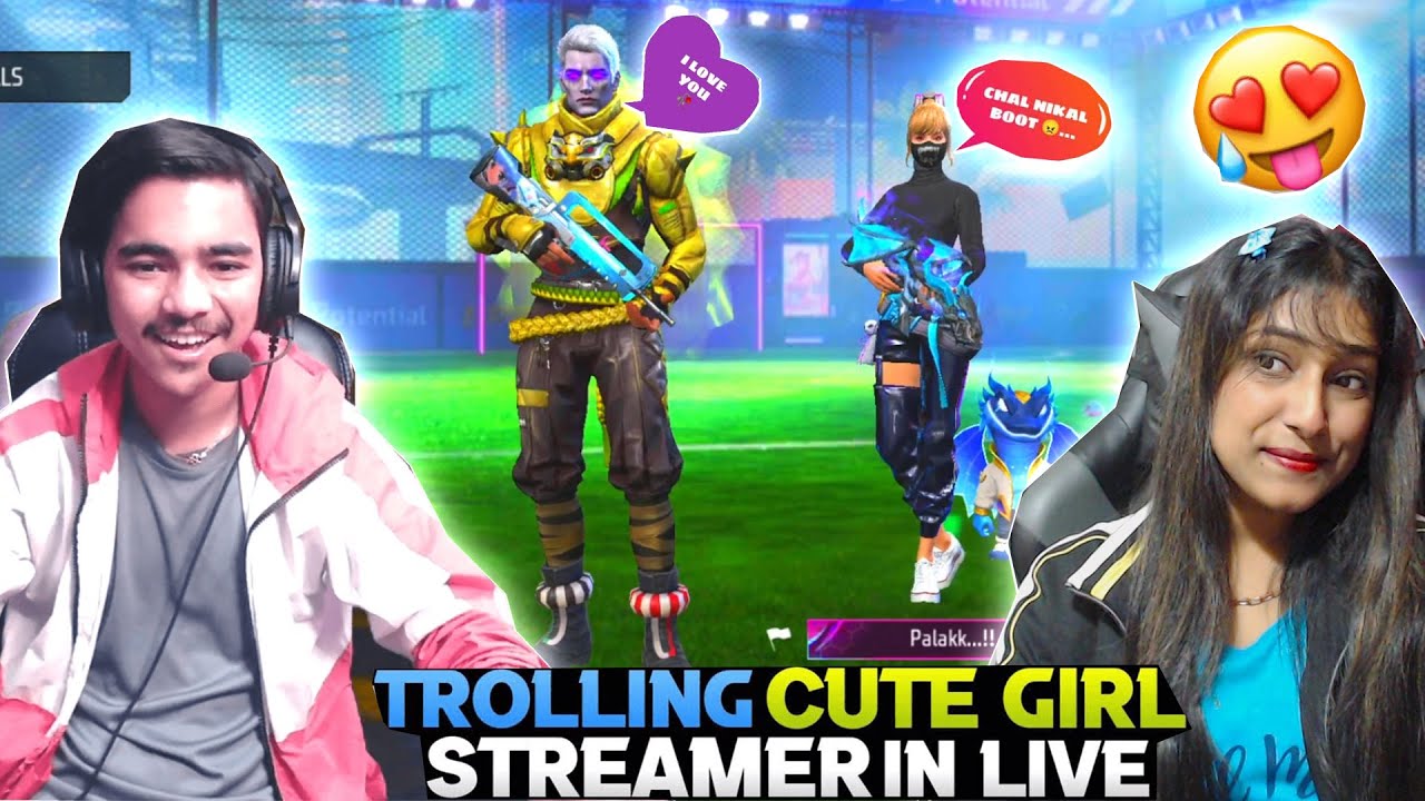 TROLLING CUTE GIRL STREAMER ON LIVE🥰 - YouTube