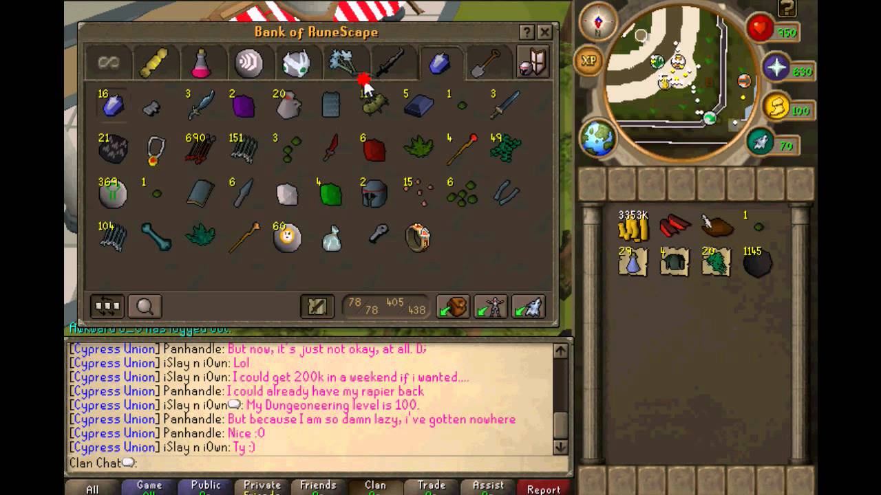 Bank Video and Selling Slayer Drops - YouTube