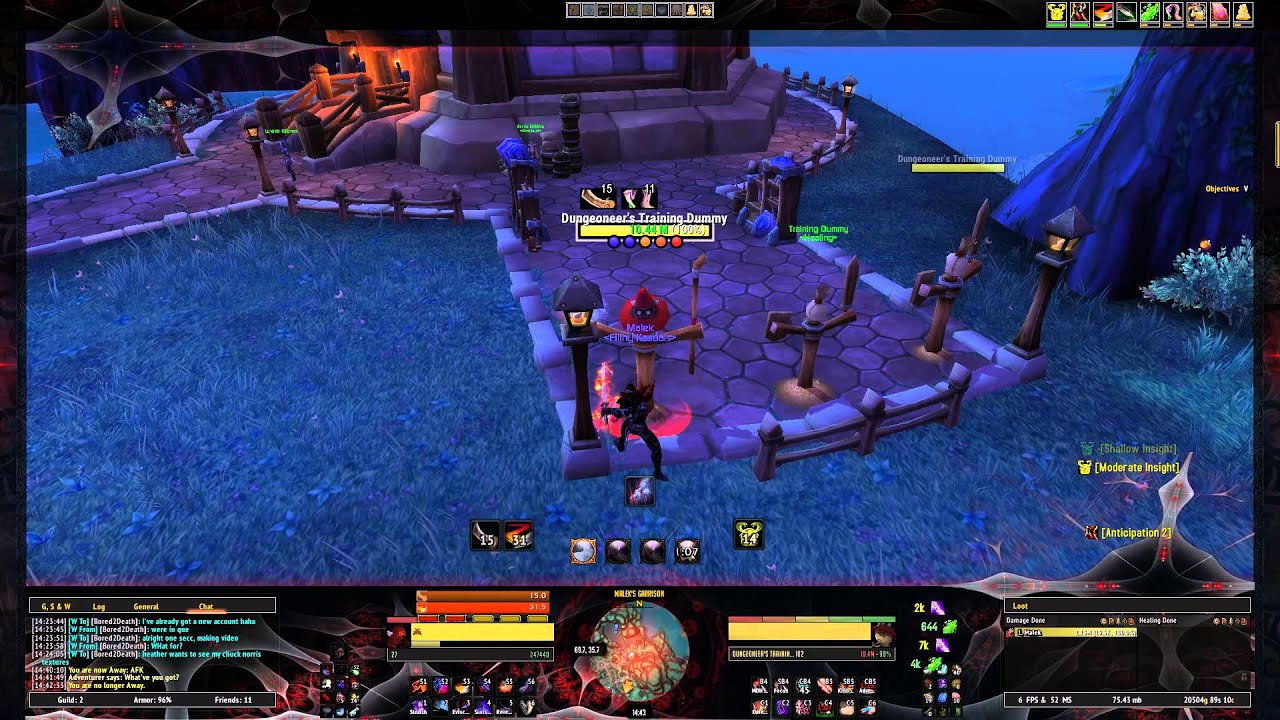 WoW Rogue UI Demo - YouTube