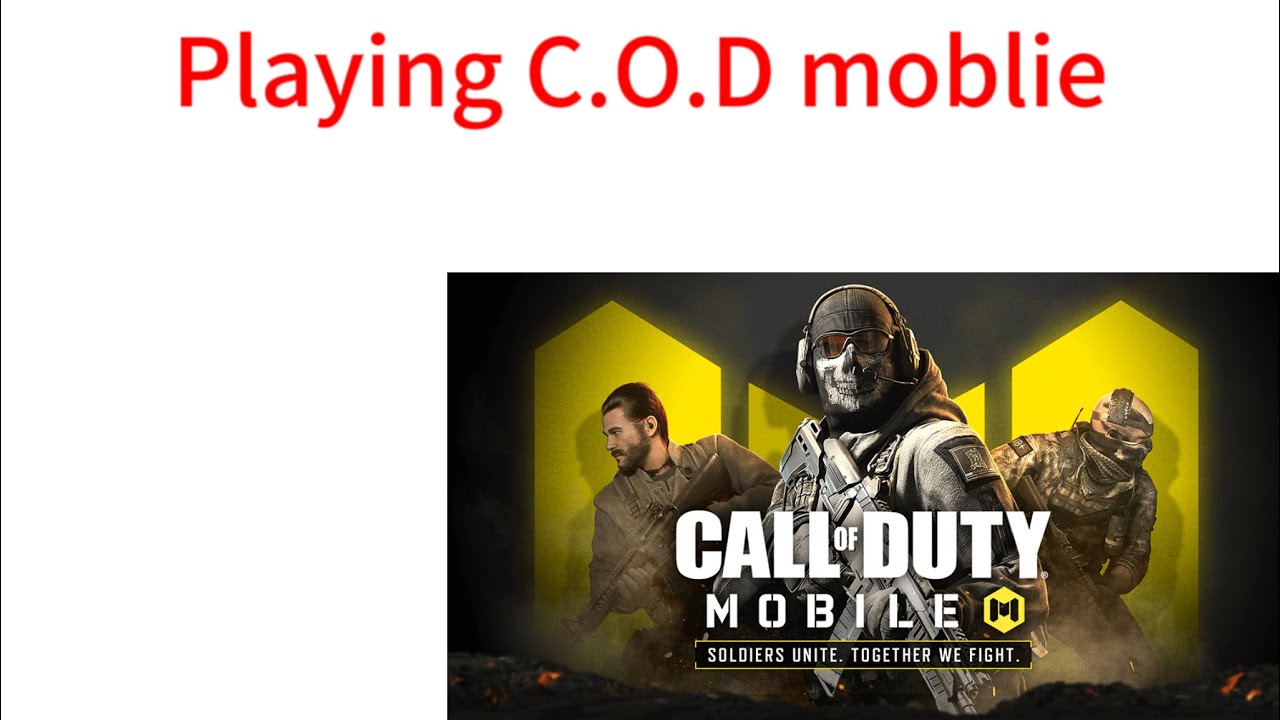 Playing COD moblie - YouTube