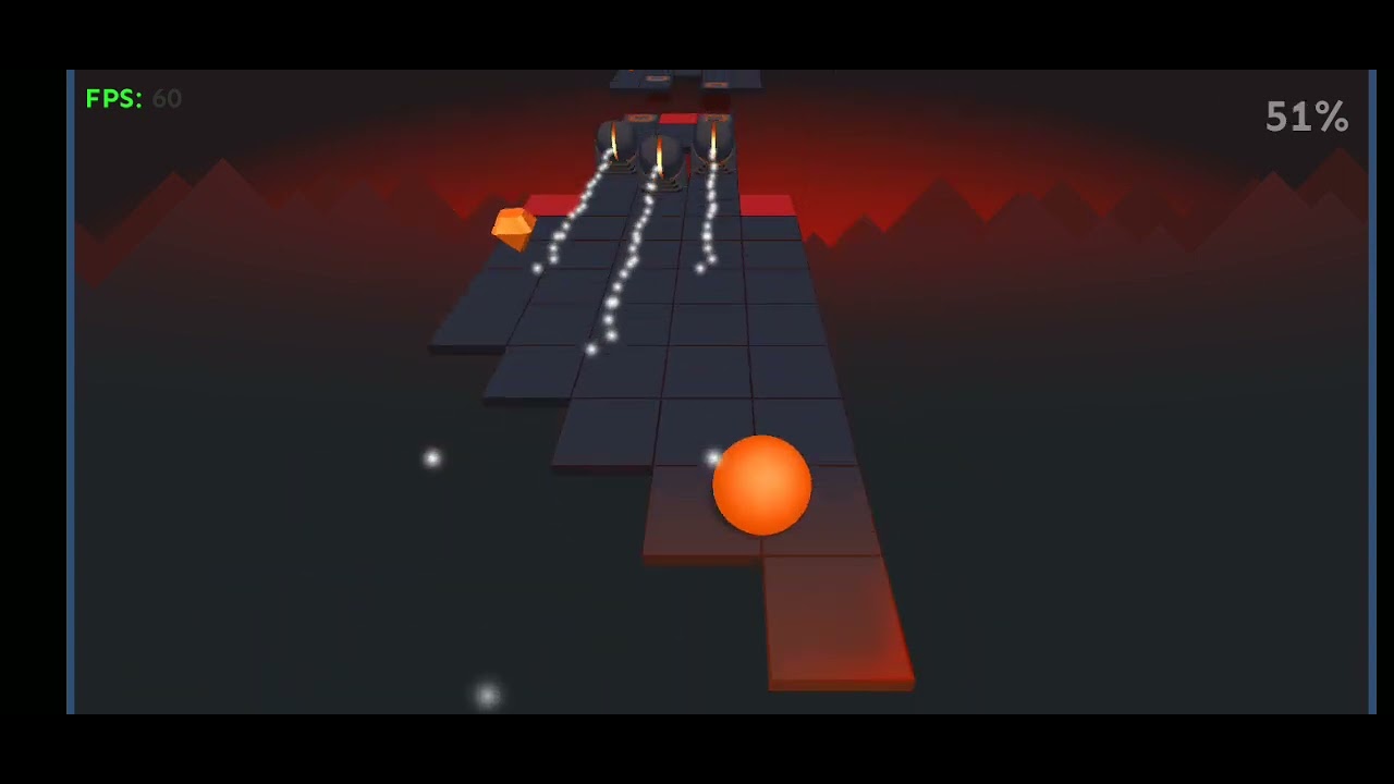 Rolling Sky Remake: Volcano Remake 100% - YouTube