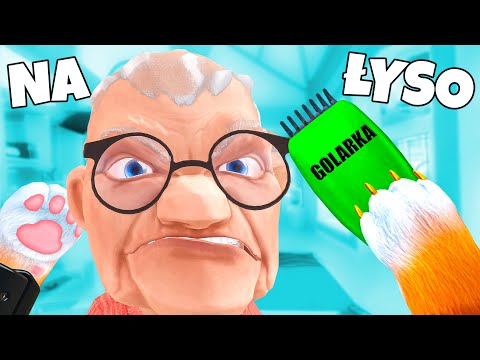 ❄️ KOT OBCINA BABCIE NA ŁYSO!? | I am a Cat VR |