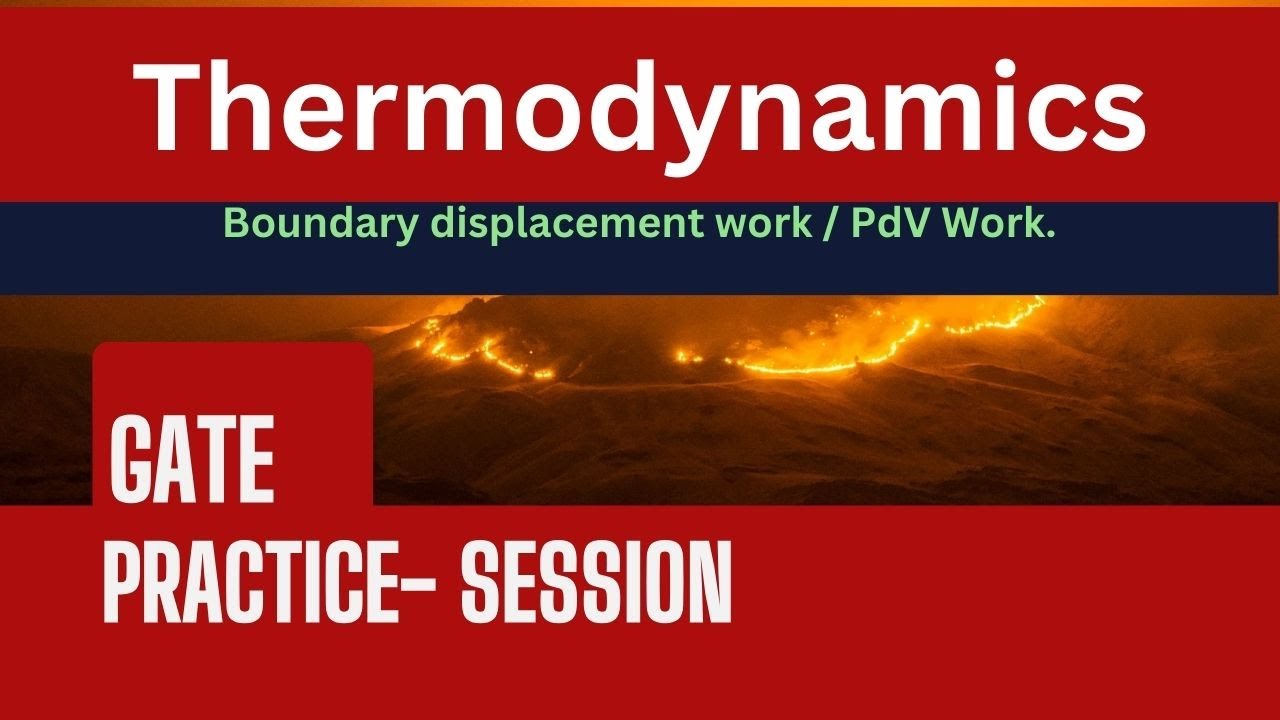 Boundary displacement work / PdV Work. Classical Thermodynamics ...