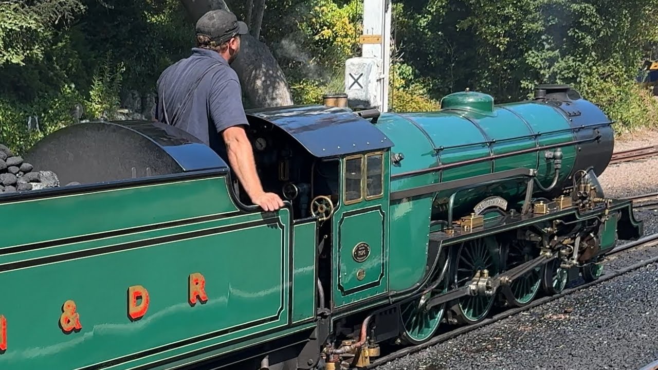 Riding the Iconic Mini Steam Train - YouTube