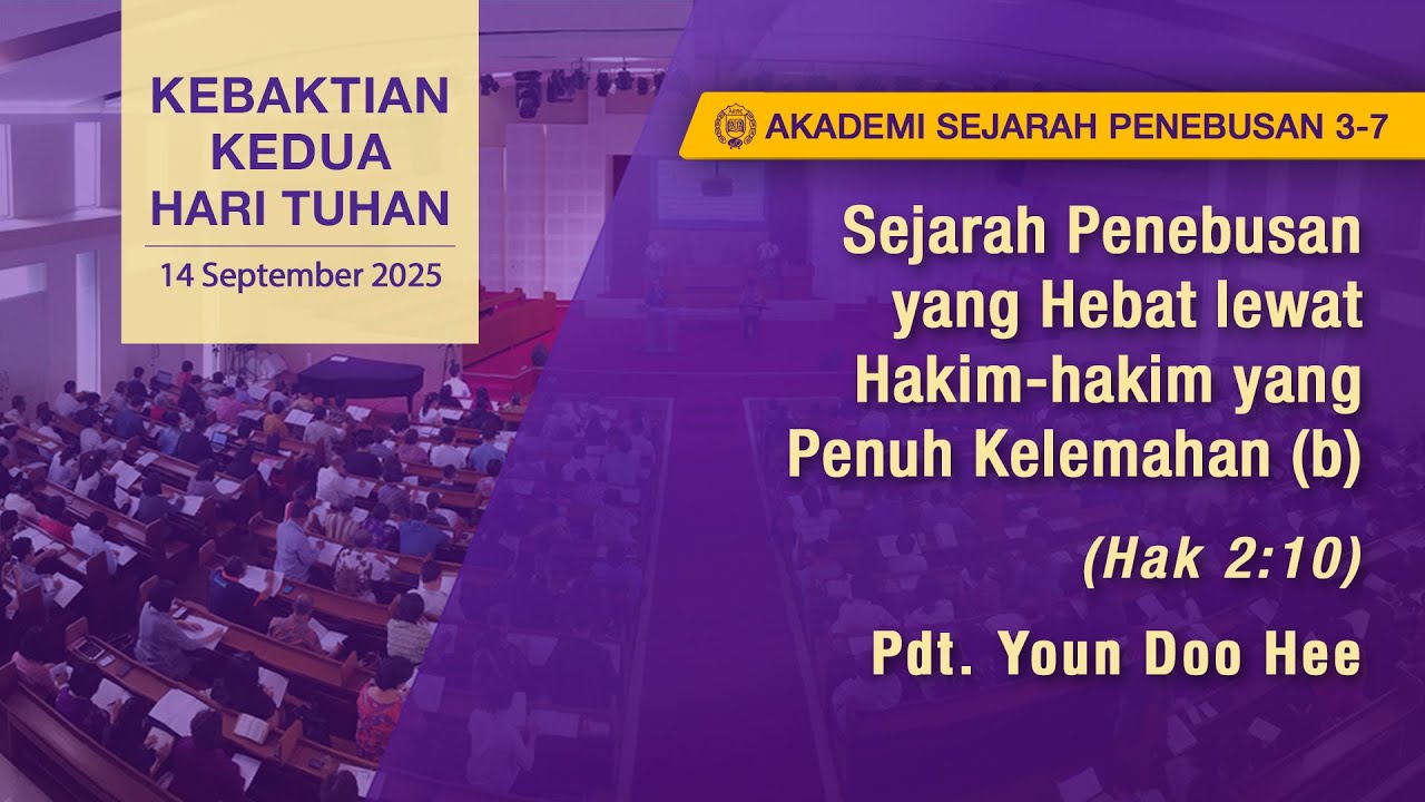 [GPBSI] Sejarah Penebusan yang Hebat lewat Hakim-hakim yang Penuh ...