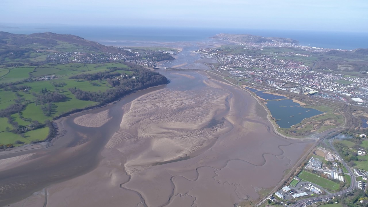 Glan Conwy to Conwy Drone Footage - YouTube