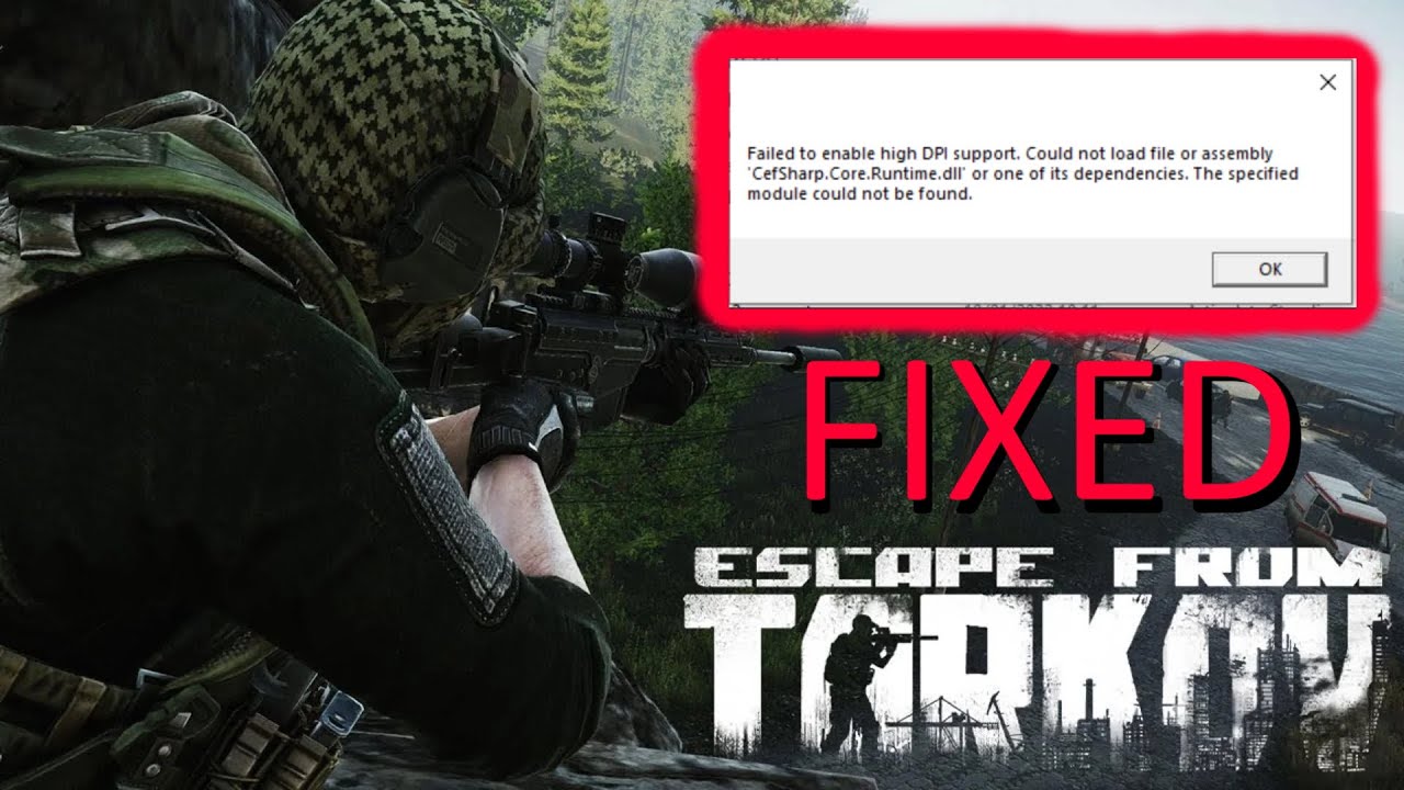 Escape From Tarkov ERROR When Starting Launcher Failed To Enable High