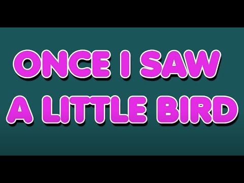 Once I Saw A Little Bird | 3D Animation English Nursery Rhymes for ...