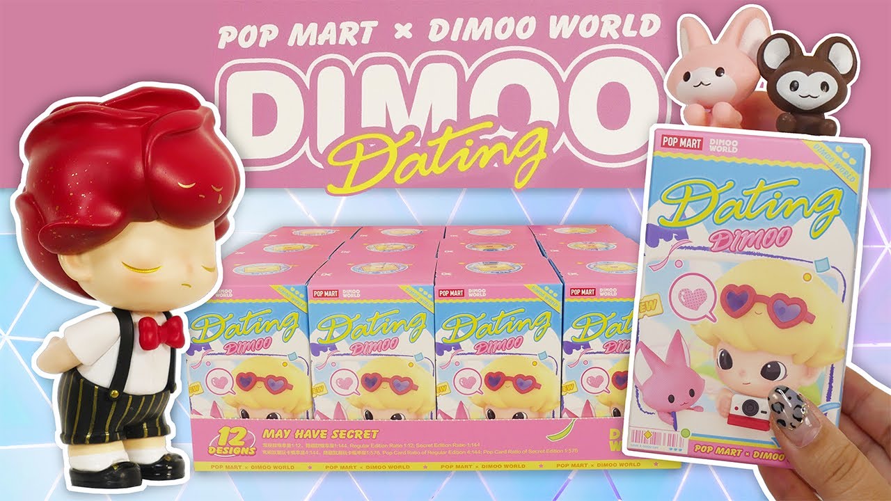 Dimoo Dating ♡ POP MART Blind Box Unboxing FULL SET! - YouTube