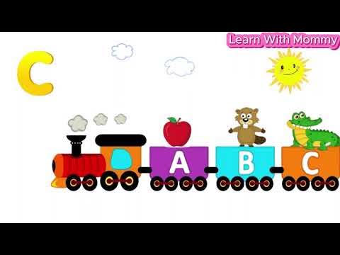 Alphabet train/ alphabet song/ abc song/ english learning for toddler ...