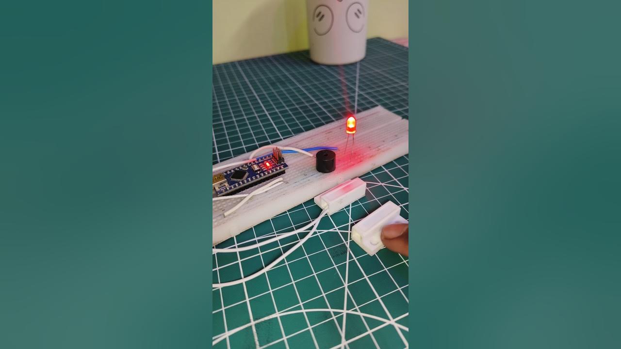 DOOR 🚪 SENSOR PROJECT USING NANO GSN CREATIONS #shorts #youtube #trending #diy #experiment # ...