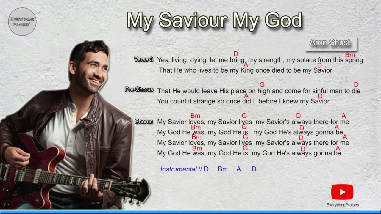 My Savior My God Guitar Chords