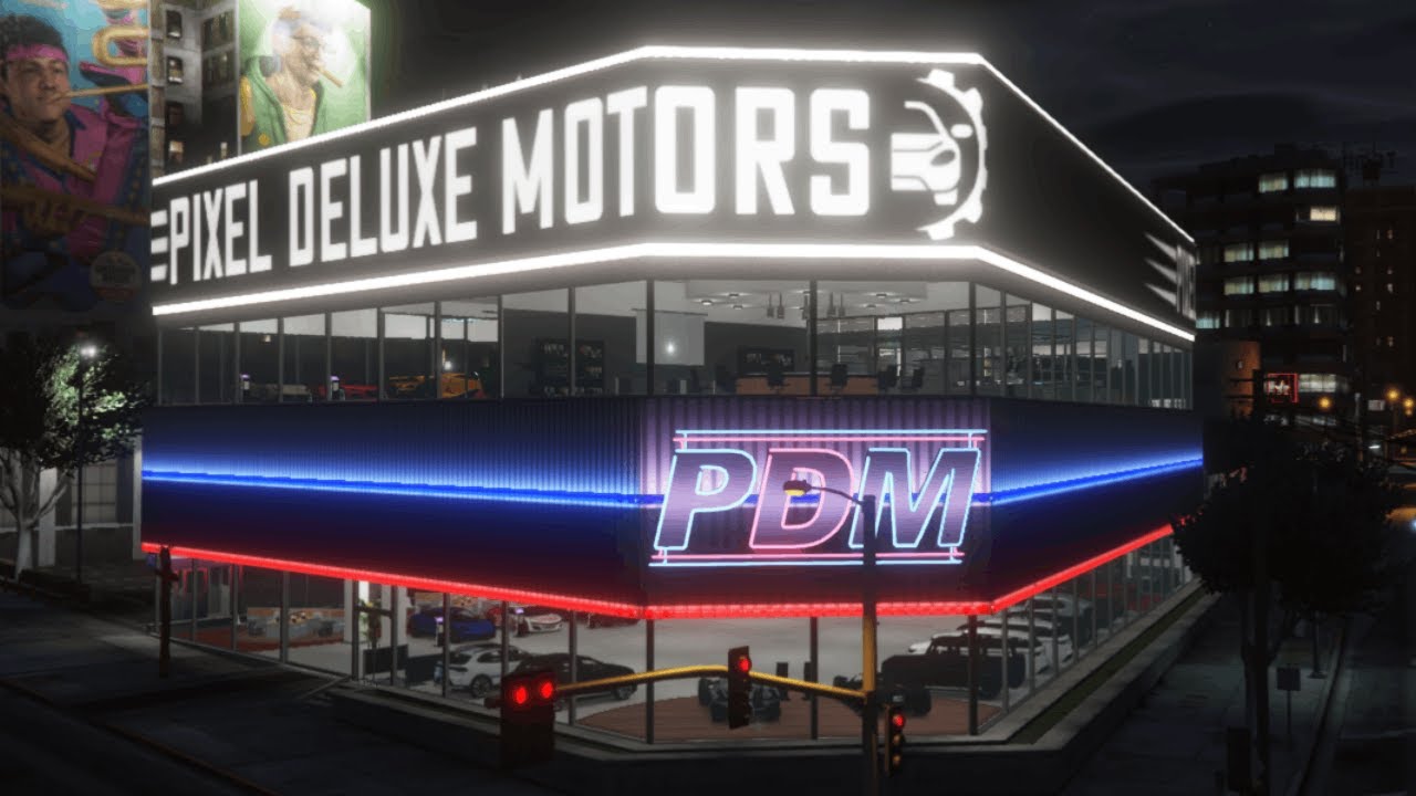 FIVEM | PIXEL DELUXE MOTORS (MLO Exclusive) - YouTube
