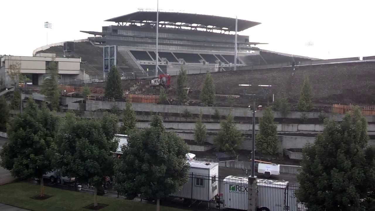 New Autzen Stadium improvements and construction. Watch out for foul ...
