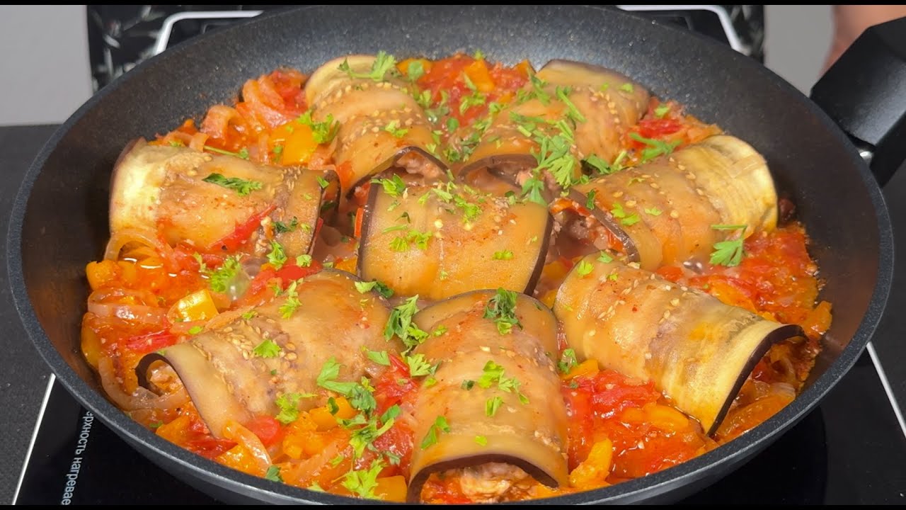 Lassen Sie uns das Geheimnis der Auberginen lüften! Schnell und lecker ...