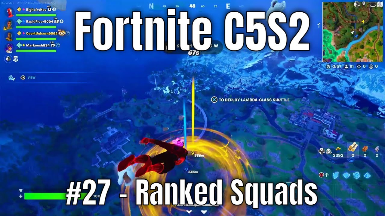 Fortnite C5S2 #27 - Ranked Squads - YouTube