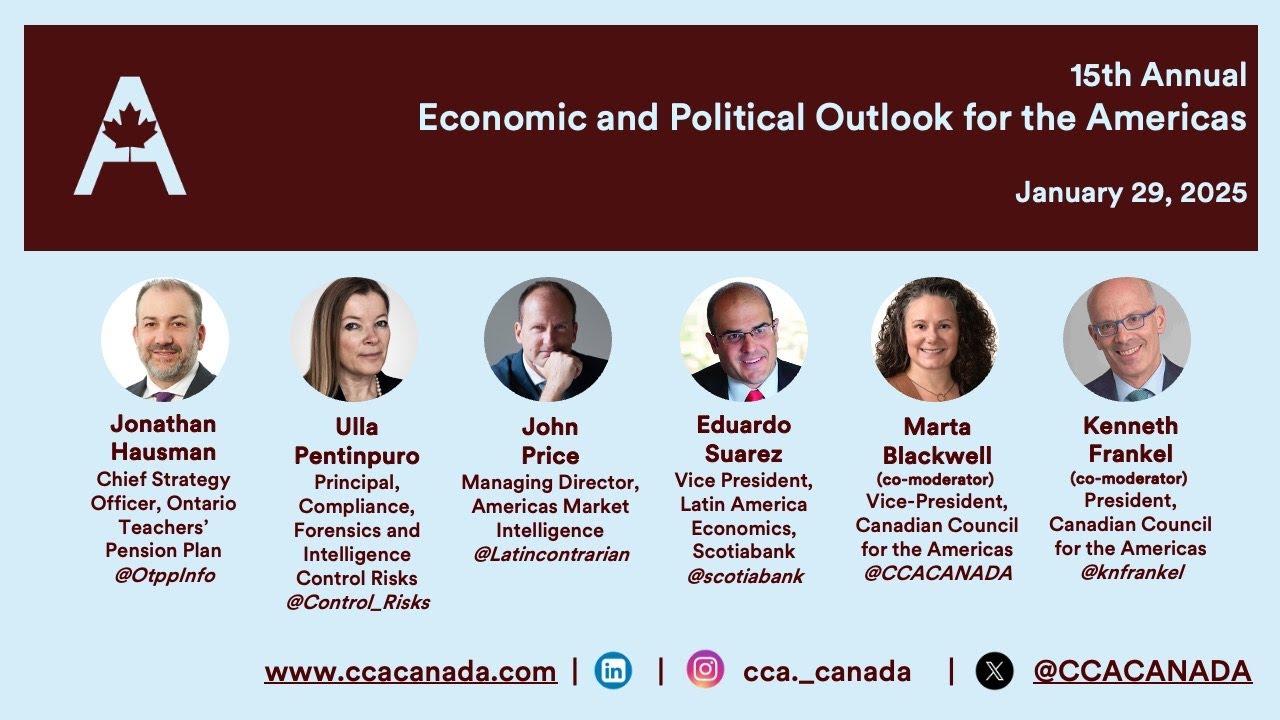 15th Annual Economic and Political Outlook for the Americas - January ...