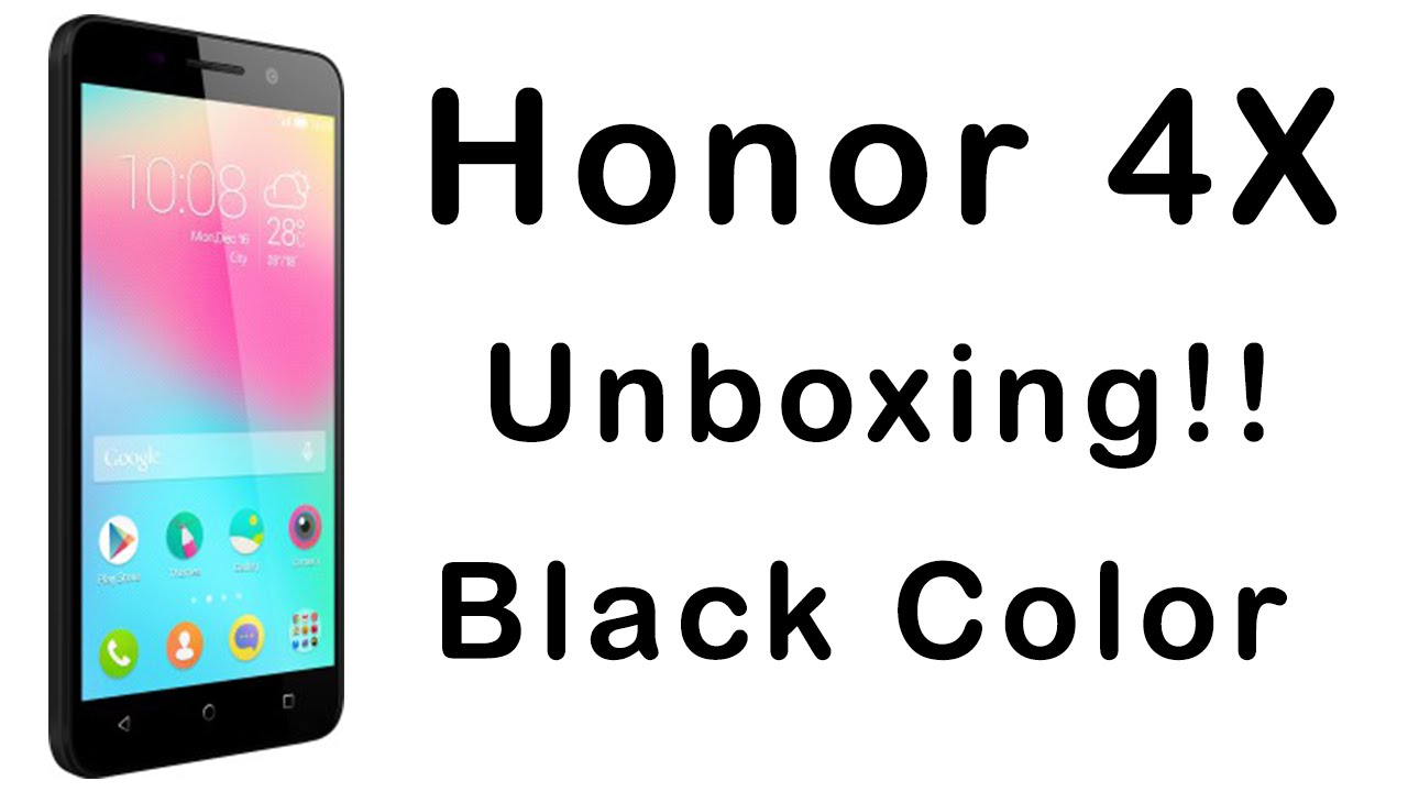 honor 4x (Black) unboxing and review - YouTube
