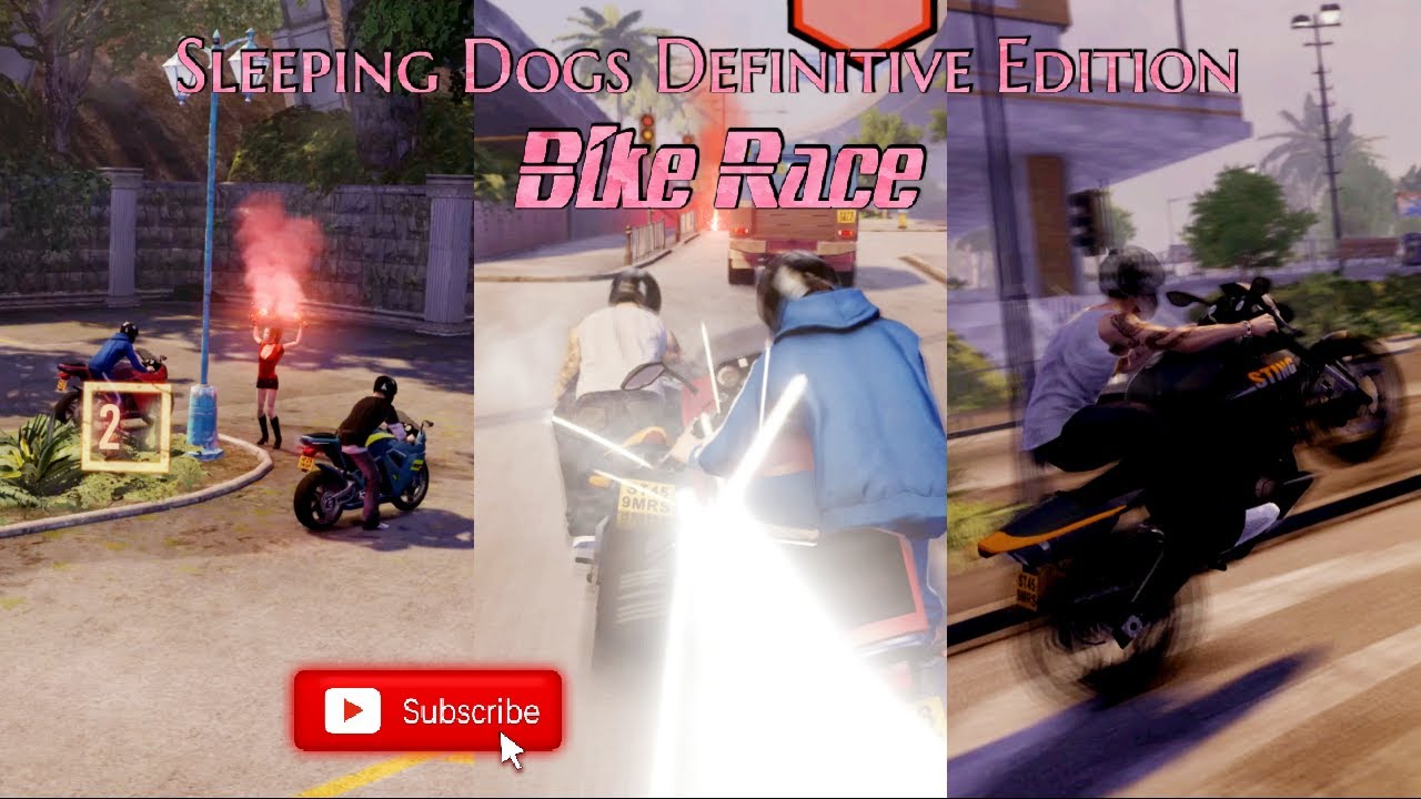 Sleeping Dogs Bike Race - YouTube