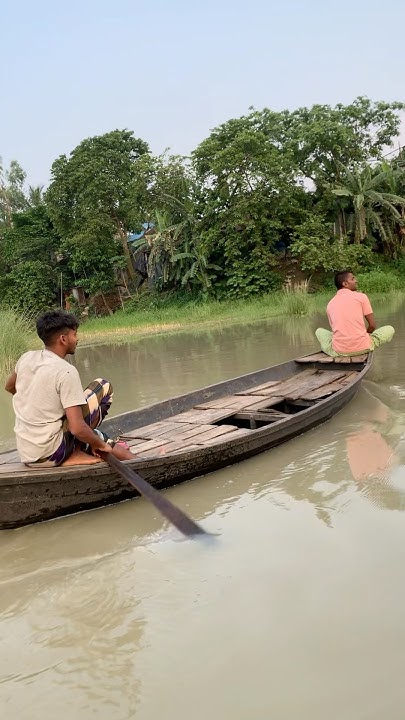নোকা বাইচ। নৌকা ভ্রমণ নদীতে। খেয়া নোকা। #tranding #borad #travel # ...