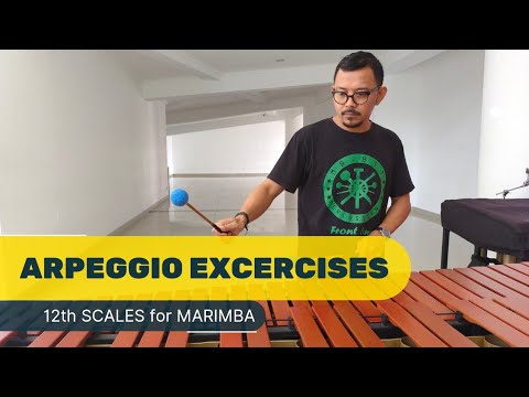 Practice #4 ARPEGGIO EXERCISES 12th SCALES for MARIMBA - YouTube