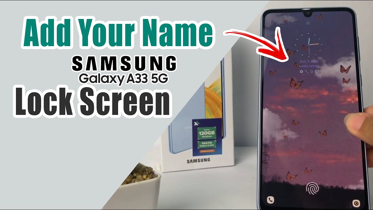 How To Add Your Name On Lock Screen Samsung A33 5G YouTube How To Add Your Name On Lock Screen Samsung A33 5G YouTube
