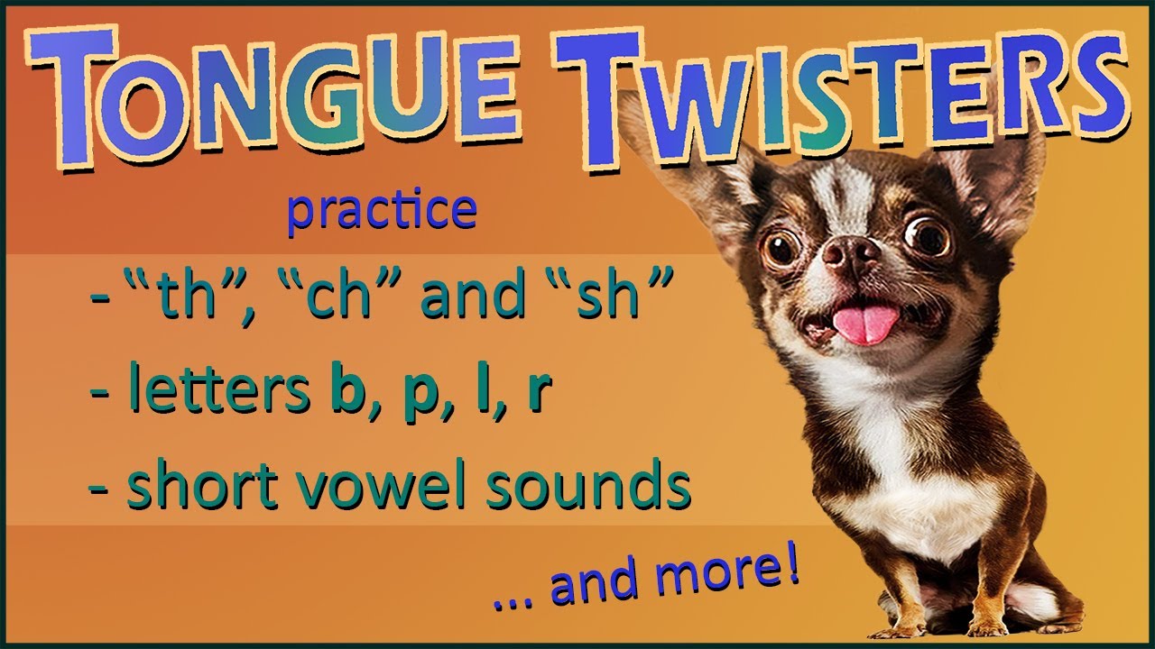 Tongue Twisters English Pronunciation Practice Youtube