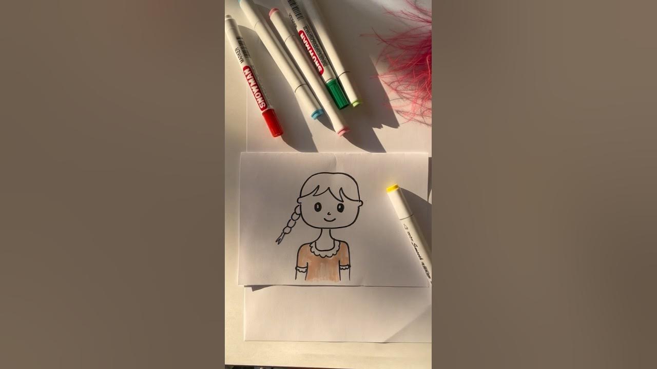 👧🏻 Աղջիկնե՜ր Drawing նկարչություն Art нарисовать Drawingtutorial