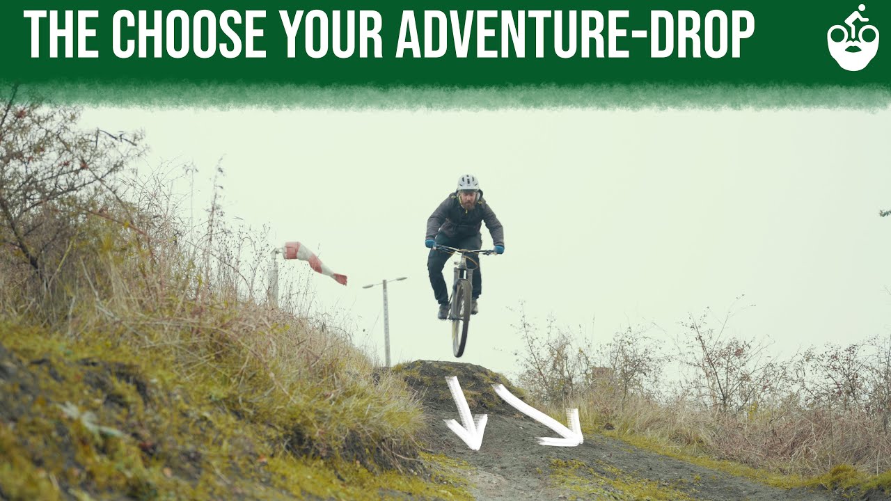 This drop got pretty technical! | MTB drop build & Ride - YouTube