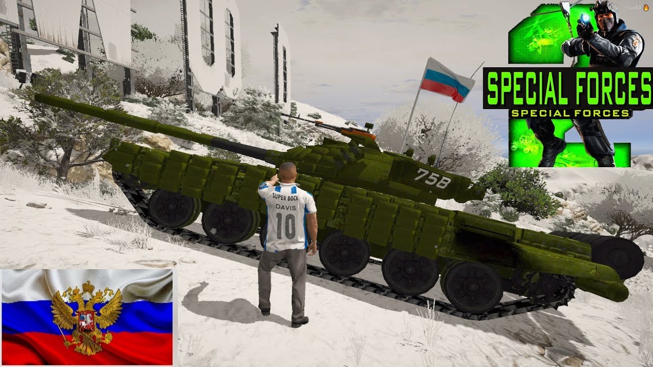 GTA 5 Army Police Survival Tank T 72 Mod Download - YouTube