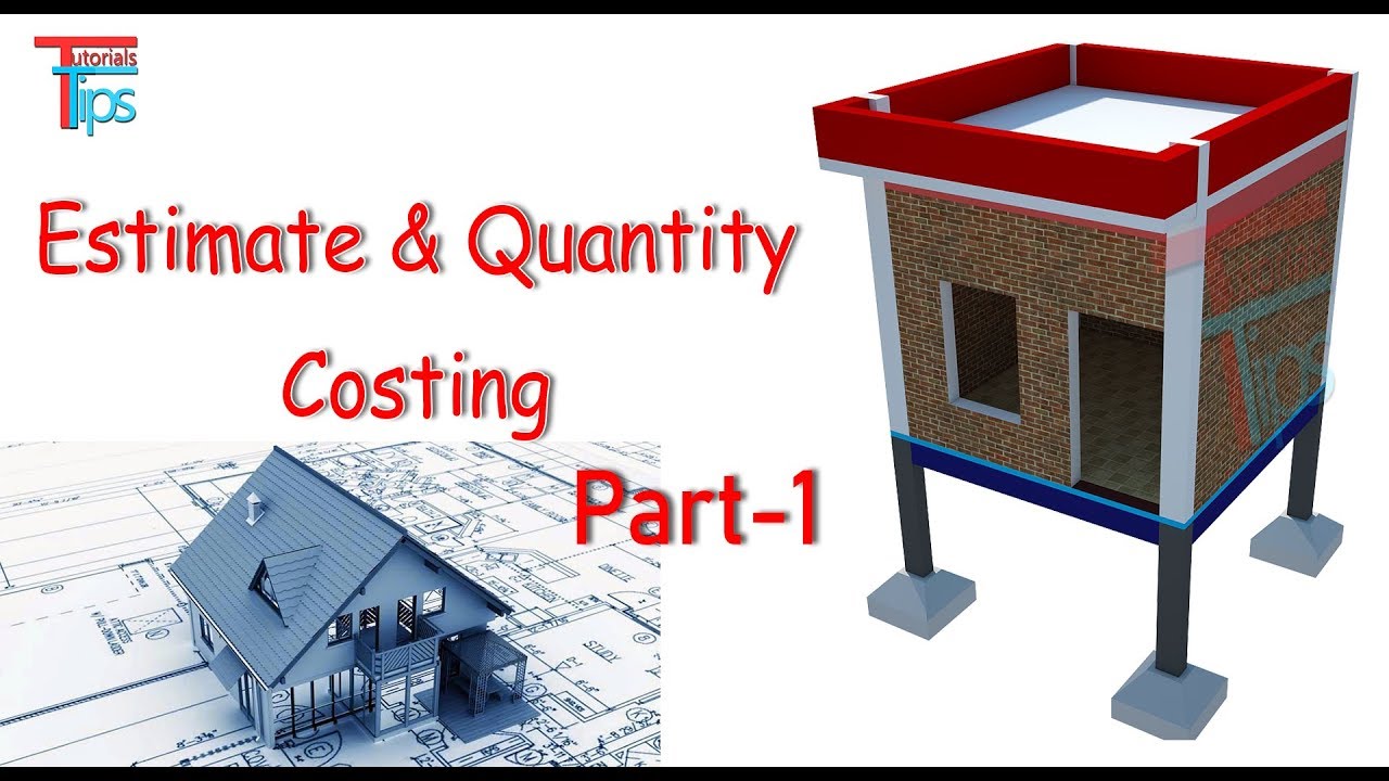 Estimate and Costing of Building Project Part-1 - YouTube
