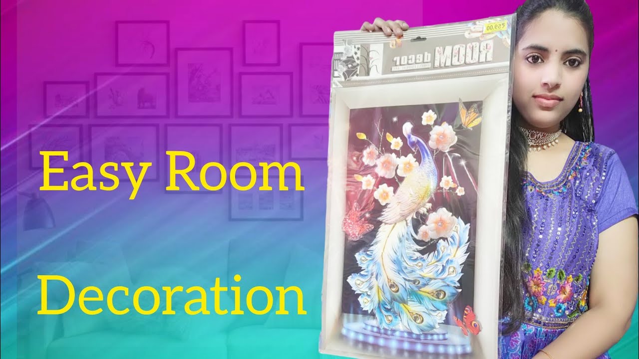 Easy home decoration with Wallpaper... - YouTube