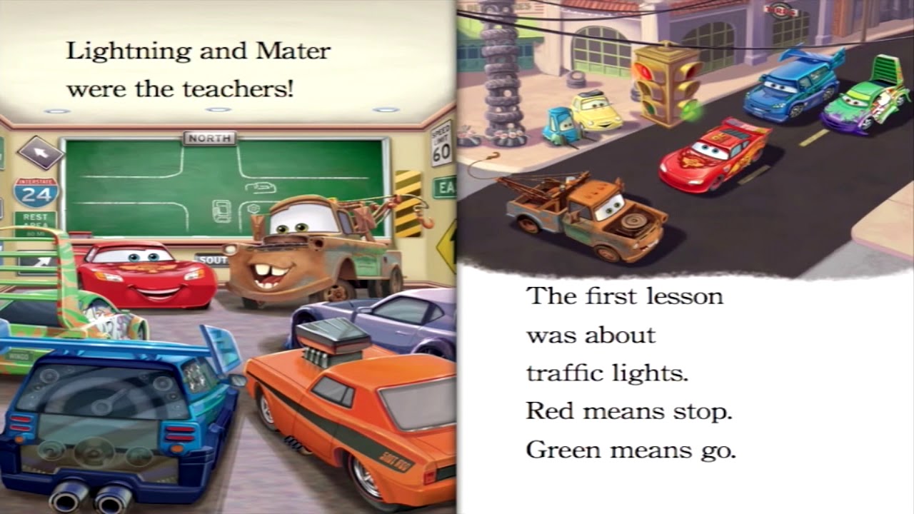 Disney - Cars - Driving School - Storybook for Kids - YouTube