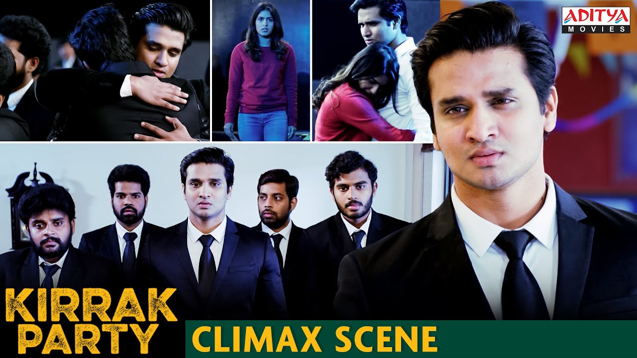 Kirrak Party Hindi Dubbed Movie Climax Scene | Nikhil, Simran ...