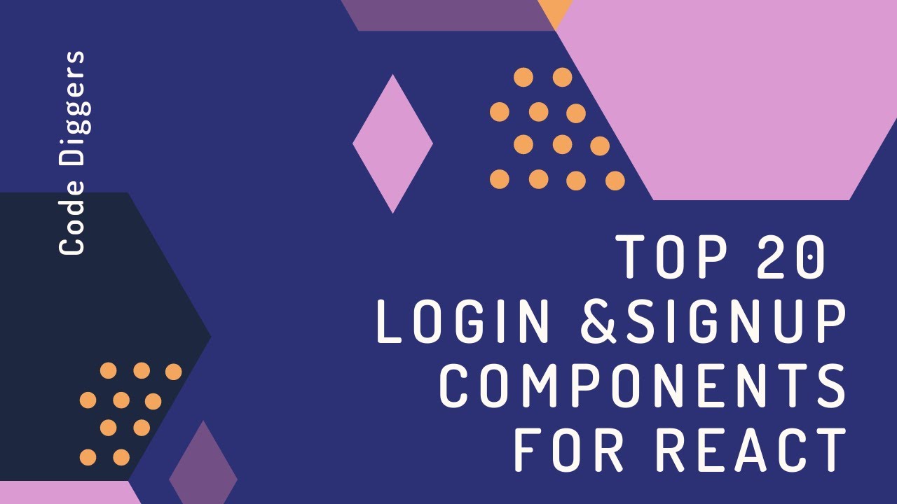 React Js Login And Signup Templets Components Fully Responsive React Templates For Website
