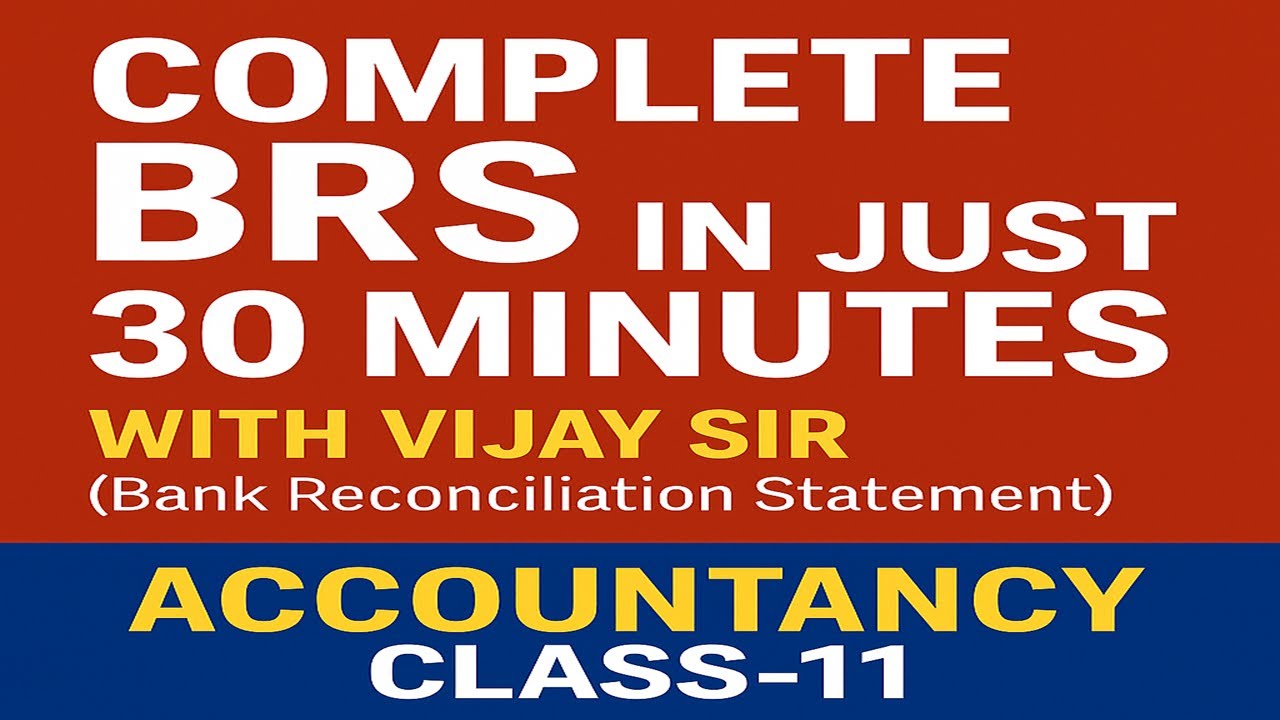 BRS Full Chapter in just 20mins#account - YouTube