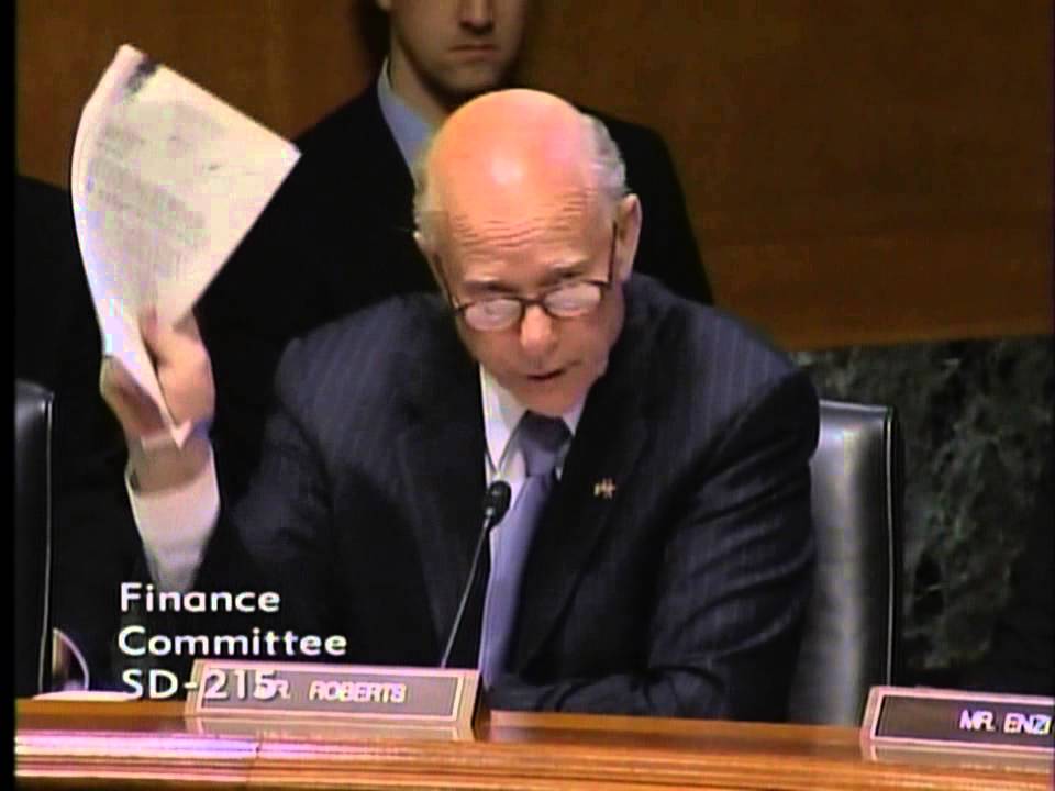 Senator Roberts' Remarks at Today's IRS Scandal Hearing in the Senate ...