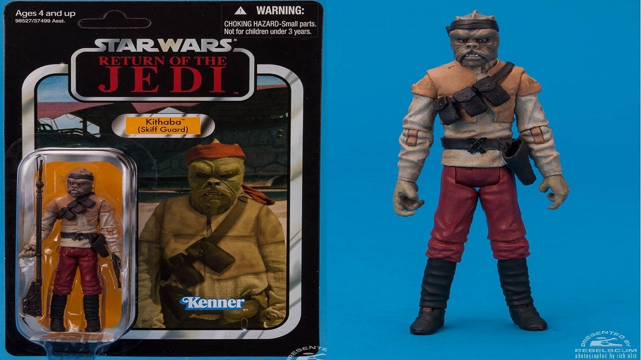 Star Wars Figure Review - Kithaba (Skiff Guard) Return Of The Jedi The ...