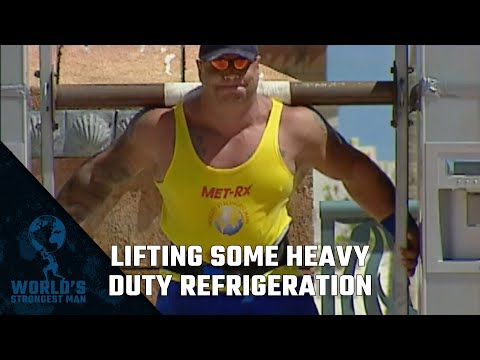 2004 World’s Strongest Man | Refrigerator Carry Part 1
