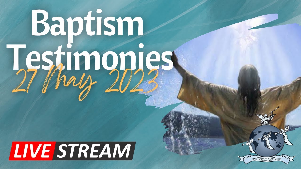 Baptism Testimonies | 27.05.23 - YouTube