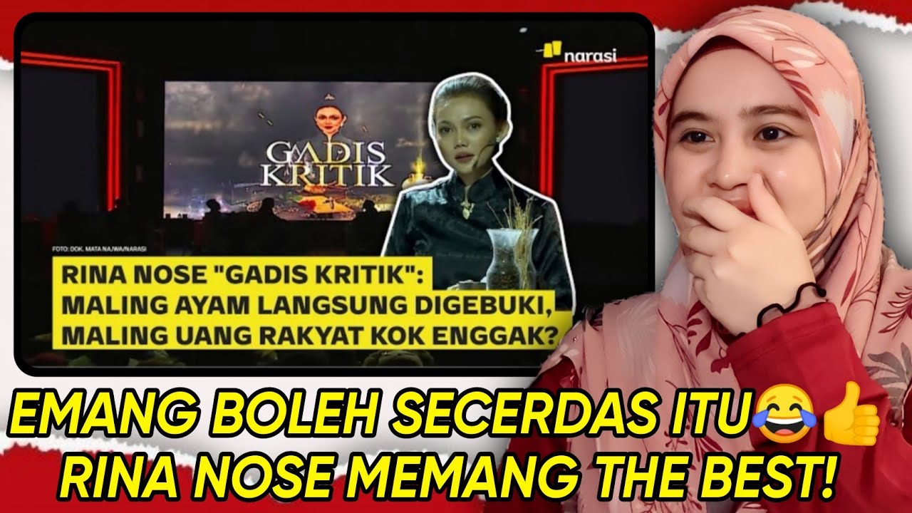 NGAKAK POL‼️PENAMPILAN RINA NOSE SEBAGAI 'GADIS KRITIK' DI 13 TAHUN MATA NAJWA | 🇲🇾REACTION ...