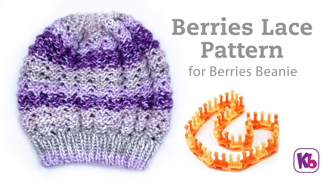 Berries Lace Stitch on Flexee Loom - YouTube