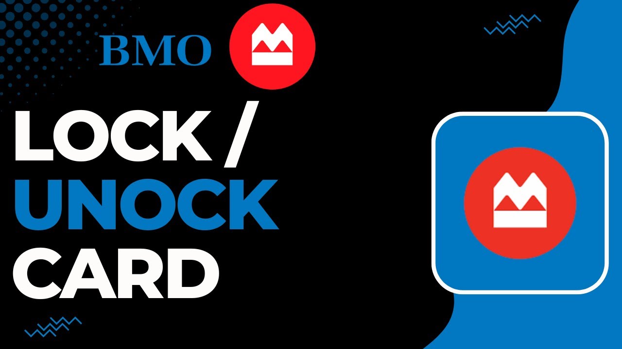 How to Lock/Unlock BMO Credit Card ! - YouTube